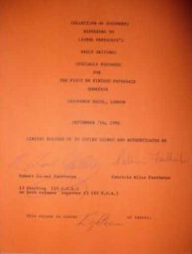 Publication: Collection of Documents Referring to Lionel Fanthorpe's ...